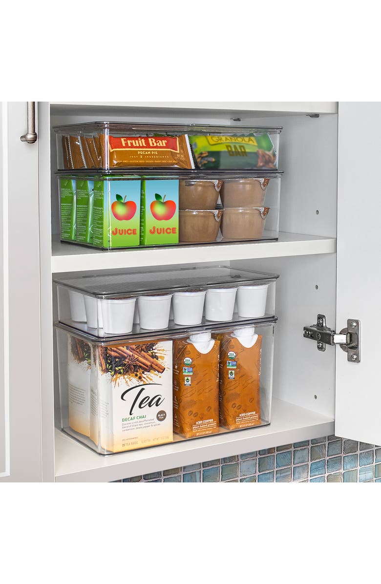 SORBUS Set of 3 Hinged Lid Storage Bins | Nordstromrack