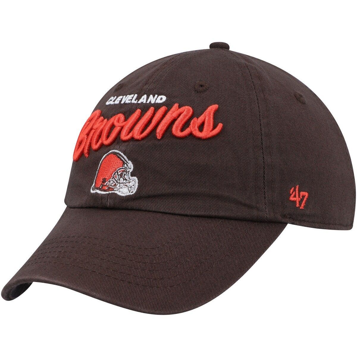 '47 Women's '47 Brown Cleveland Browns Phoebe Clean Up Adjustable Hat ...
