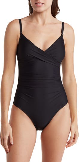 Calvin Klein Twist Tummy Control One Piece Swimsuit Nordstromrack