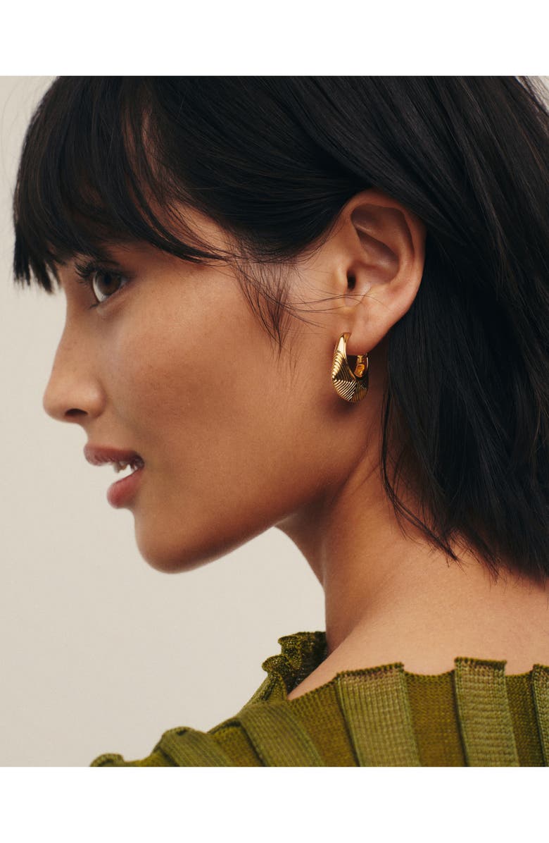 Missoma Hera Ridge Hoop Earrings | Nordstrom
