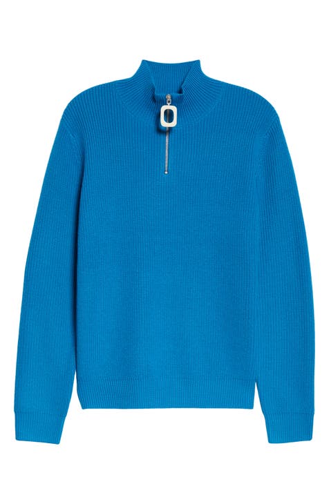 Quarter Zip Wool Sweater