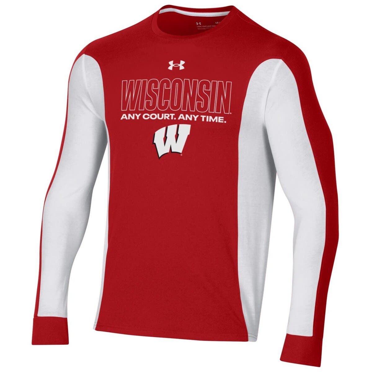 Under Armour Men's Under Armour Red Wisconsin Badgers On-Court Shooter ...