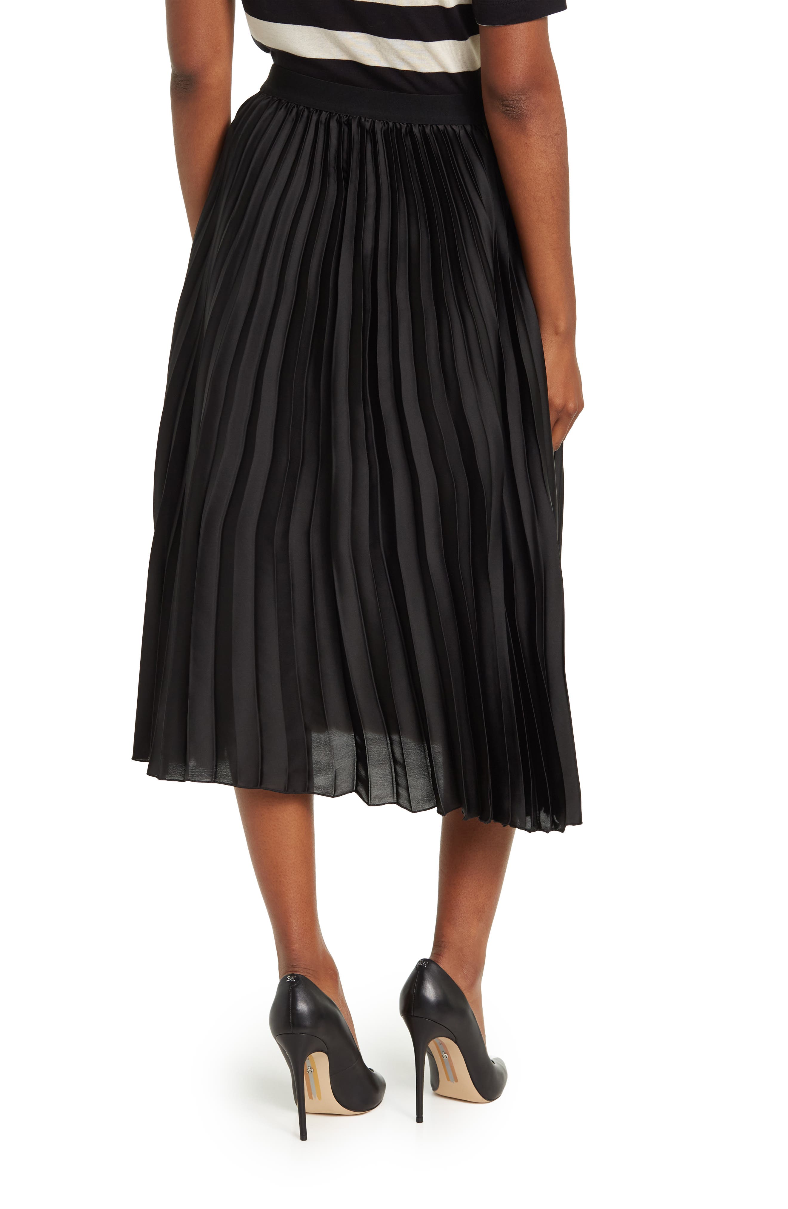 DR2 by Daniel Rainn Satin Pleated Skirt | Nordstromrack