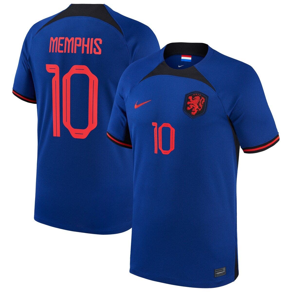 Nike Youth Nike Memphis Depay Royal Netherlands National Team 2022/23 ...