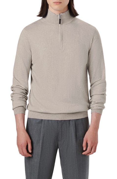 Men's Beige Quarter Zip Sweaters | Nordstrom