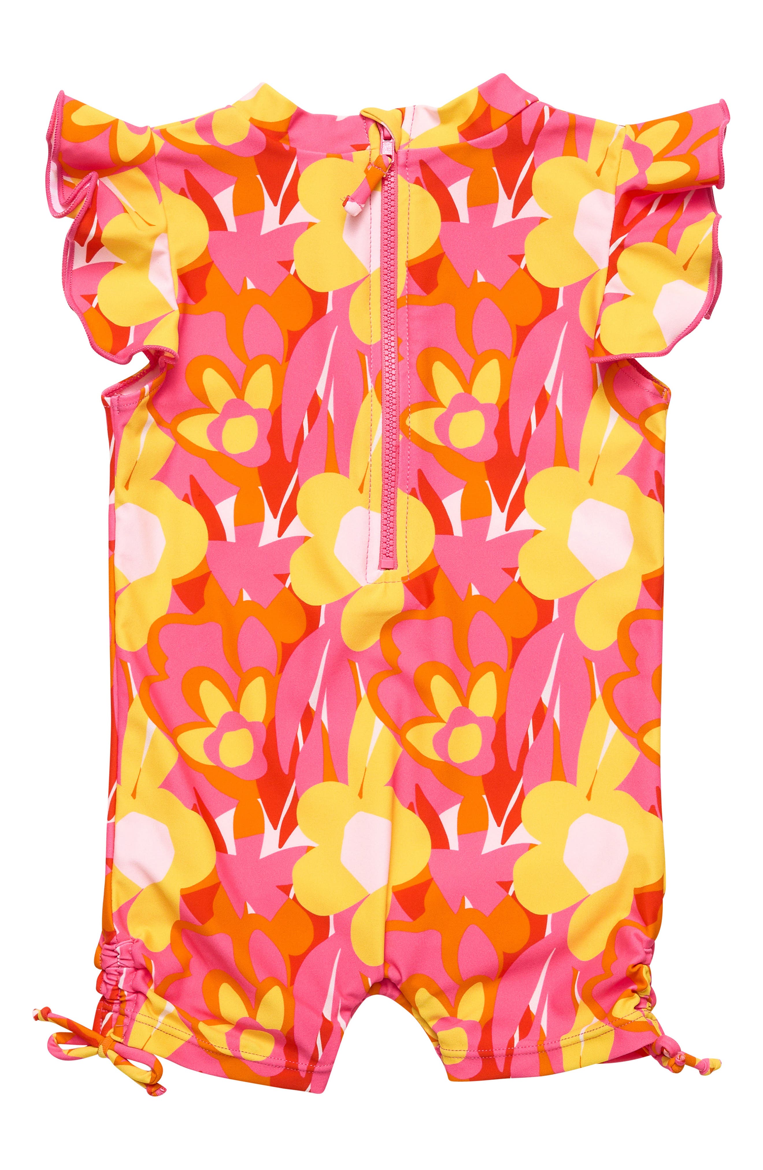 Snapper Rock Kids' Pop of Sunshine Short Sleeve One-Piece Rashguard ...