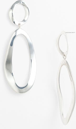 Ippolita Large Oval Snowman Wavy Earrings | Nordstrom