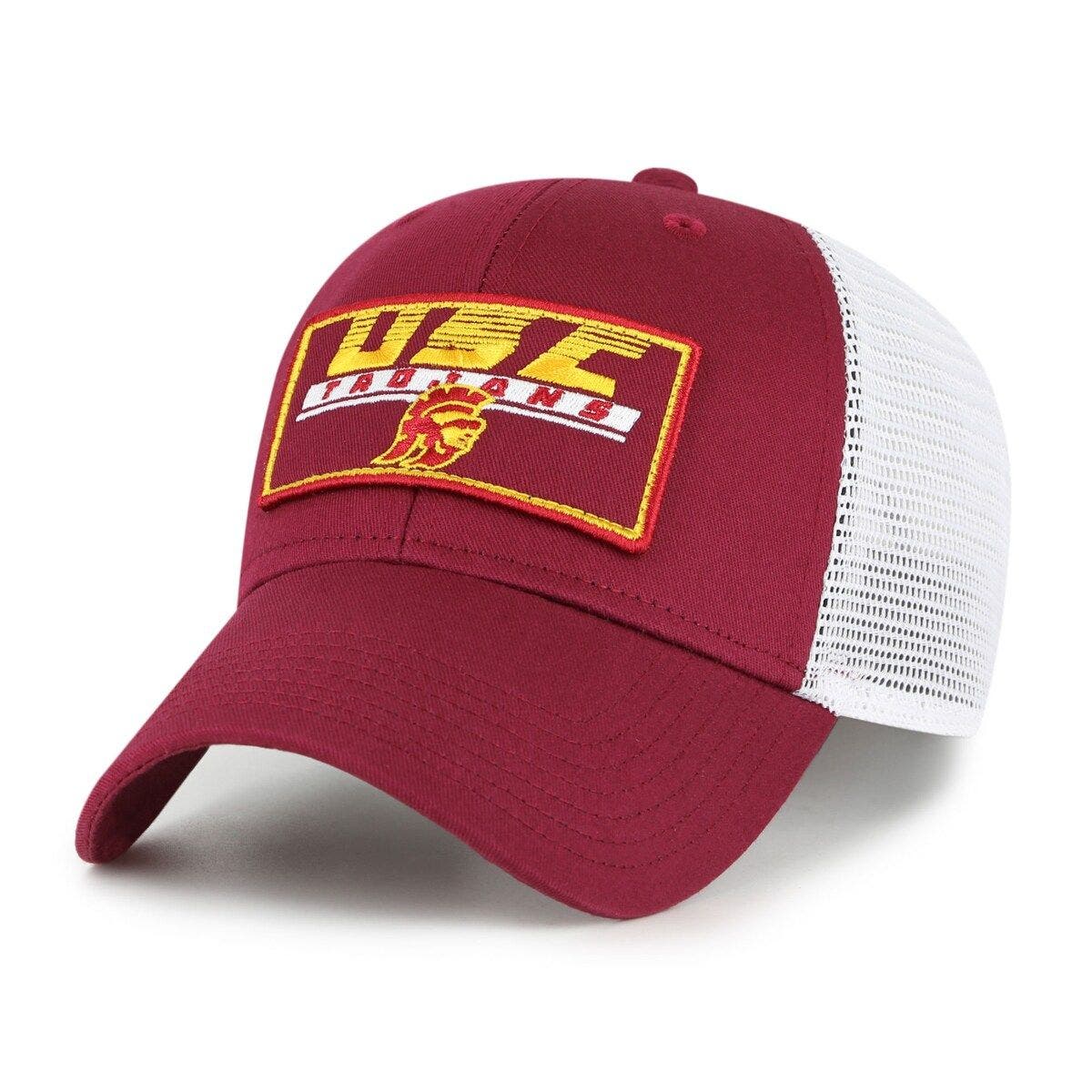 '47 Youth '47 Cardinal/White USC Trojans Levee Trucker Adjustable Hat ...