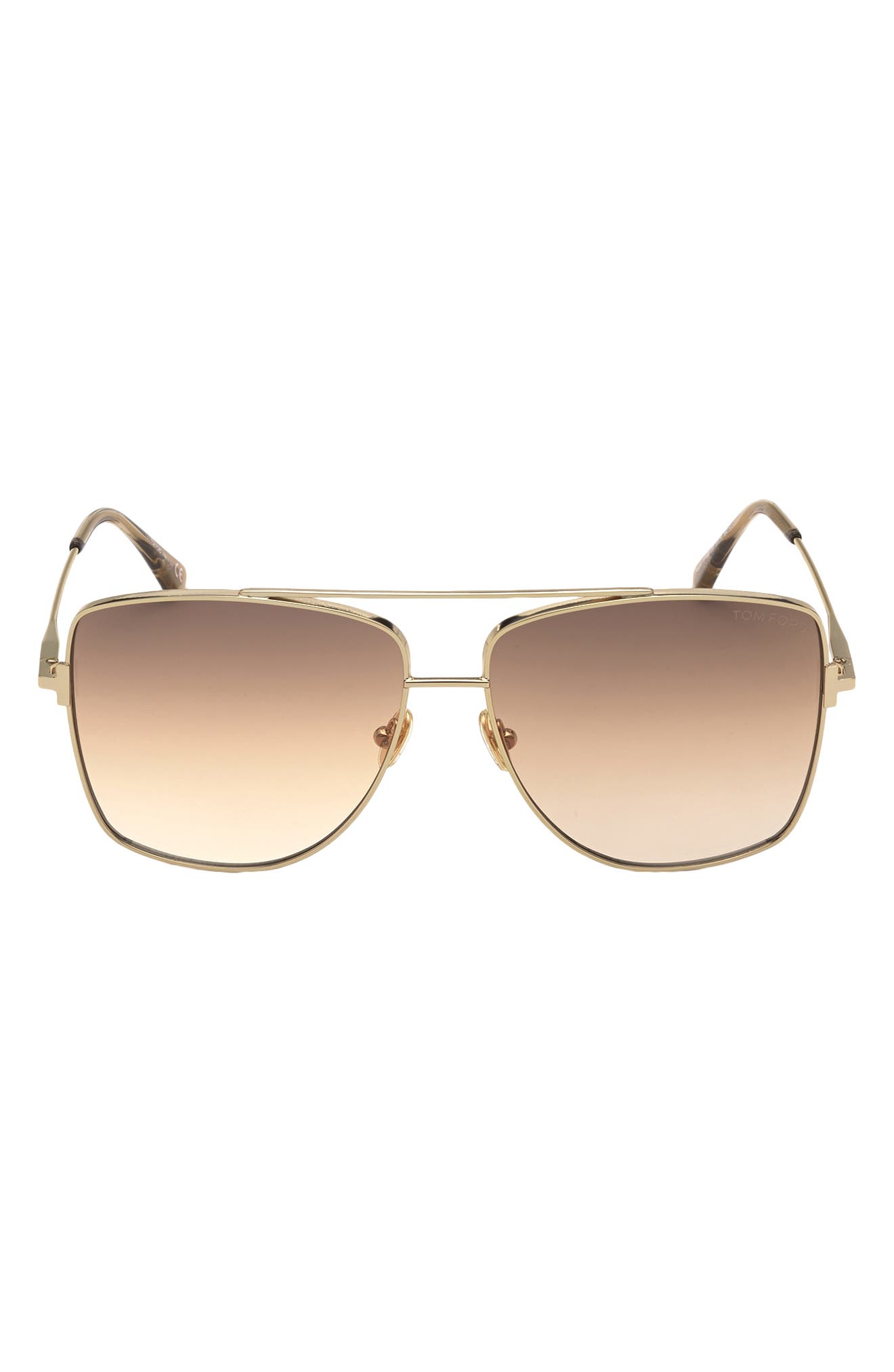 TOM FORD Reggie 61mm Gradient Aviator Sunglasses | Nordstrom