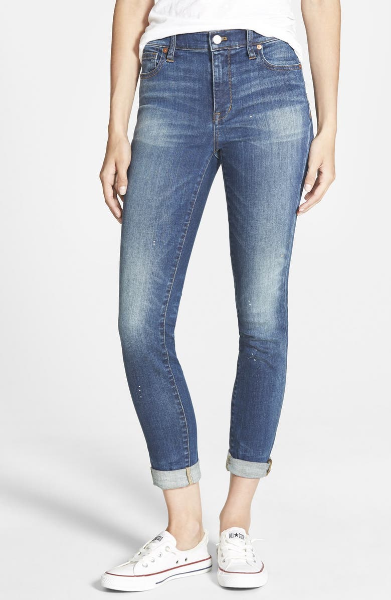 Madewell High Riser Skinny Skinny Jeans Dayton Wash Nordstrom