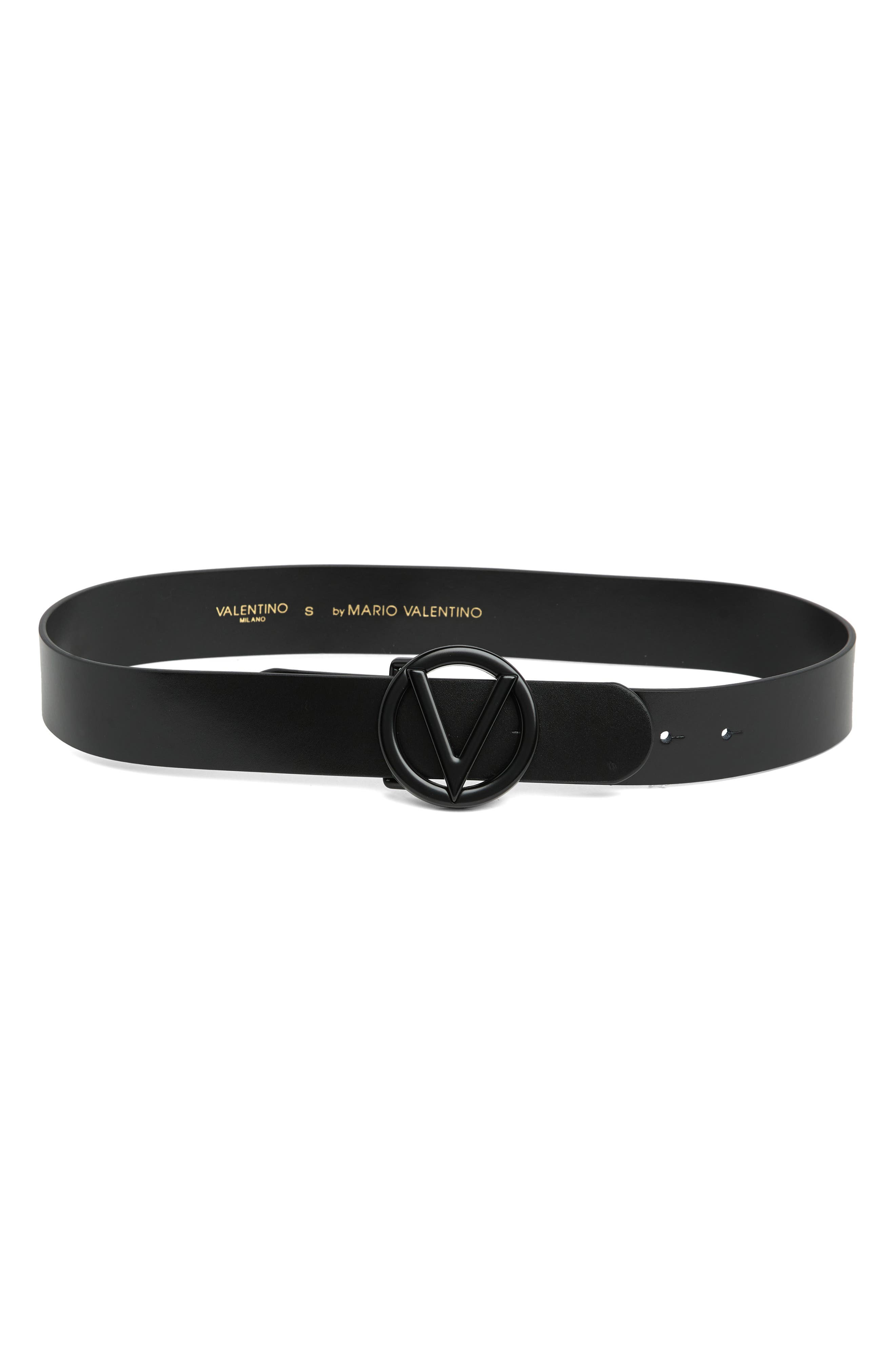VALENTINO BY MARIO VALENTINO Giusy Logo Leather Belt | Nordstromrack