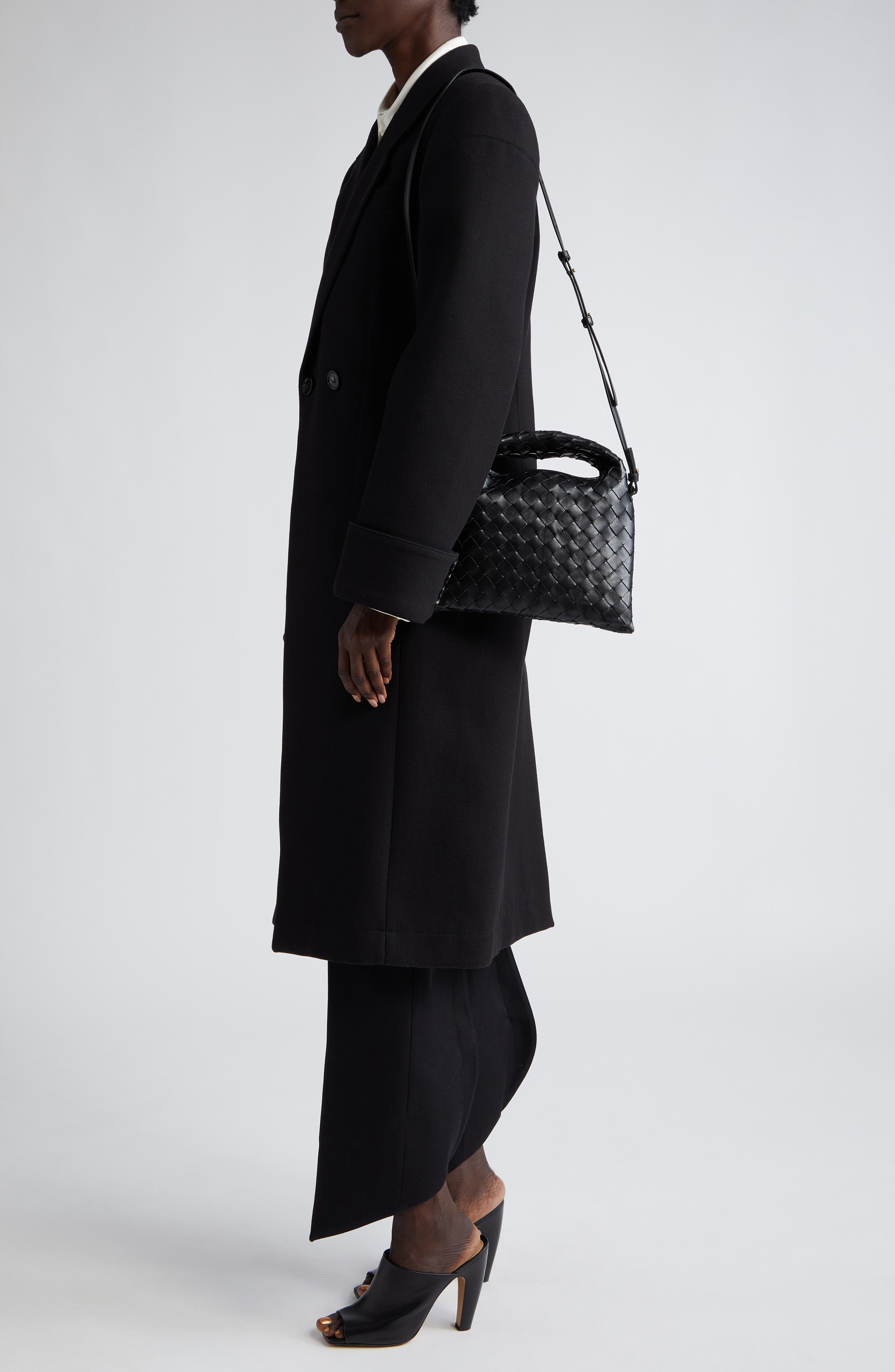 Bottega Veneta Mini Hop Intrecciato Leather Hobo Bag | Nordstrom