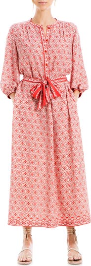 MAX STUDIO Medallion Print Maxi Dress | Nordstromrack