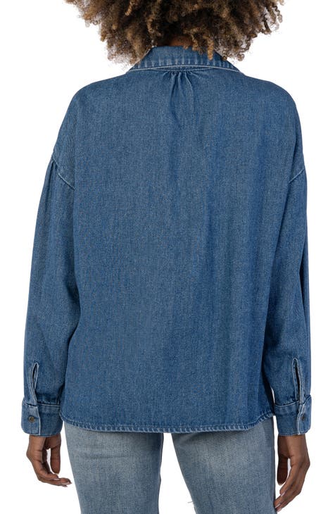 Women's Button-Up Denim Tops | Nordstrom