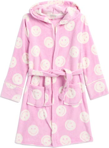 PJ Salvage Kids' Smiley Plush Robe | Nordstromrack
