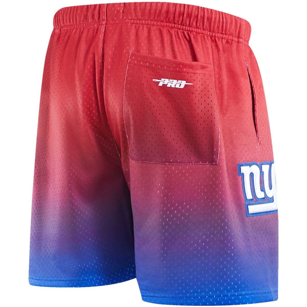 PRO STANDARD Men's Pro Standard Royal/Red New York Giants Ombre Mesh ...