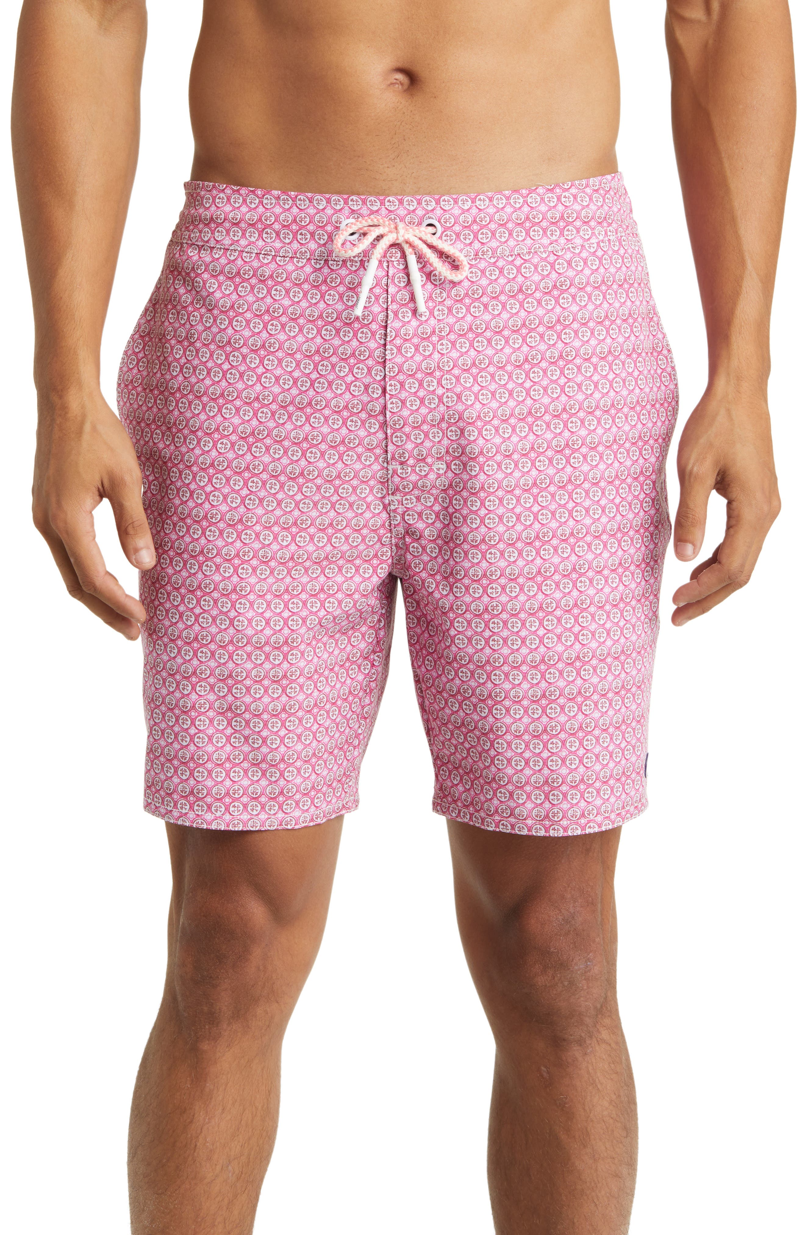 johnnie-O Kitts Medallion Print Swim Trunks | Nordstrom