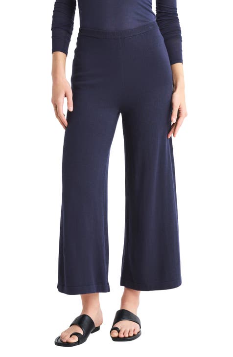 Women's Blue Wide-Leg Pants | Nordstrom