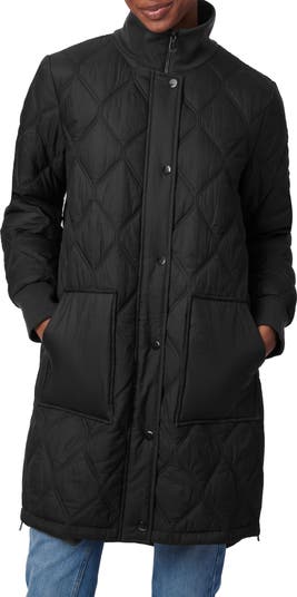 Bernardo Rib Trim Quilted Liner Jacket | Nordstrom