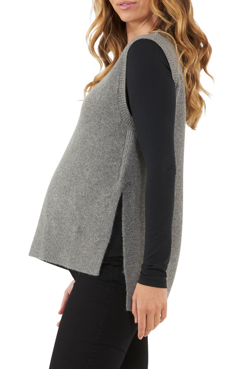 Ripe Maternity Josie Side Slit Maternity/Nursing Vest | Nordstrom