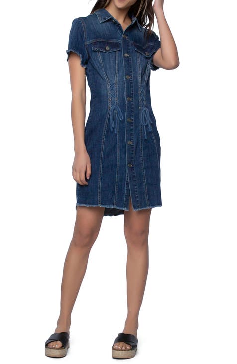 Women's Wash Lab Denim Denim Dresses | Nordstrom