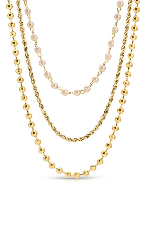 Joy Dravecky Layered Chain Necklace In Gold | ModeSens