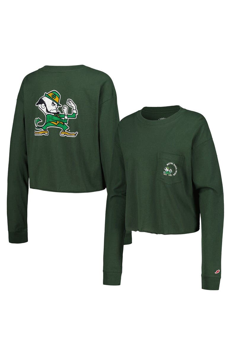 LEAGUE COLLEGIATE WEAR Women's League Collegiate Wear Green Notre Dame ...