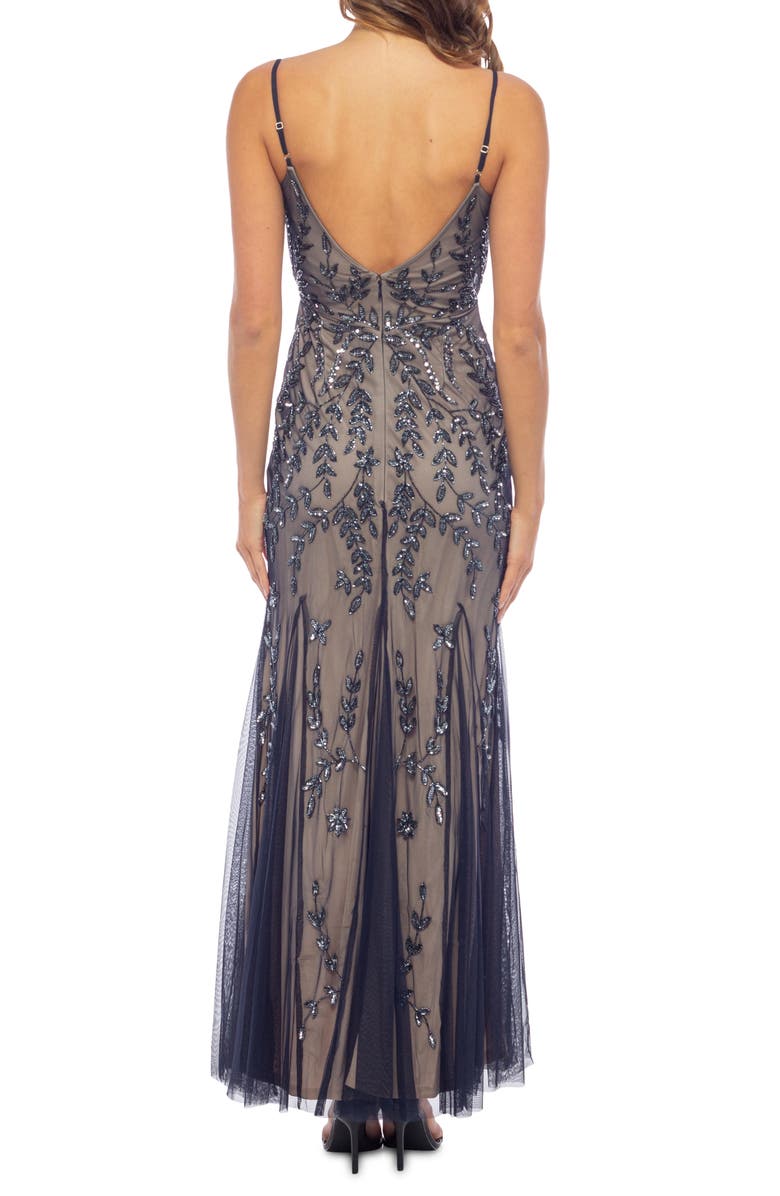 Marina Beaded V-Neck Gown | Nordstromrack