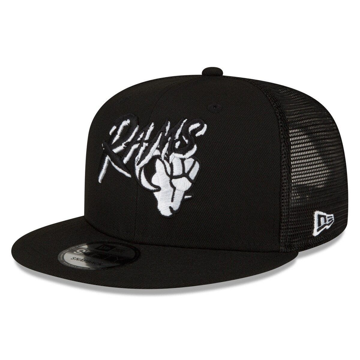 New Era Men's New Era Black Los Angeles Rams Graffiti Script 9FIFTY ...