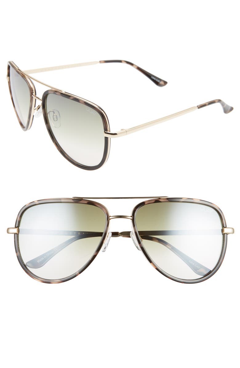 Quay Australia X Jlo All In 56mm Aviator Sunglasses Nordstrom