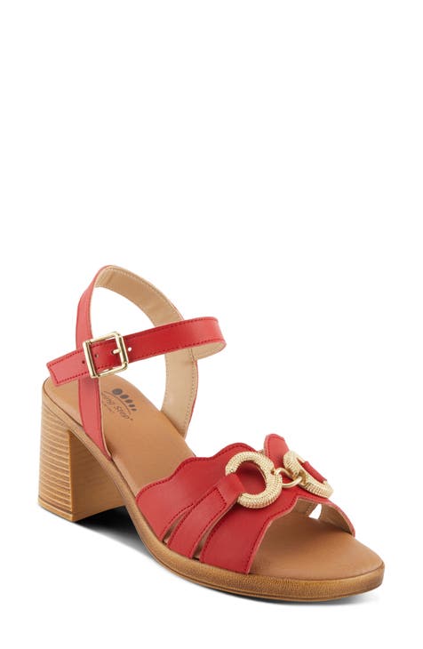 Red Ankle Strap Sandals for Women | Nordstrom