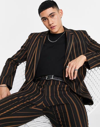 ASOS DESIGN Stripe Skinny Fit Suit Jacket | Nordstromrack