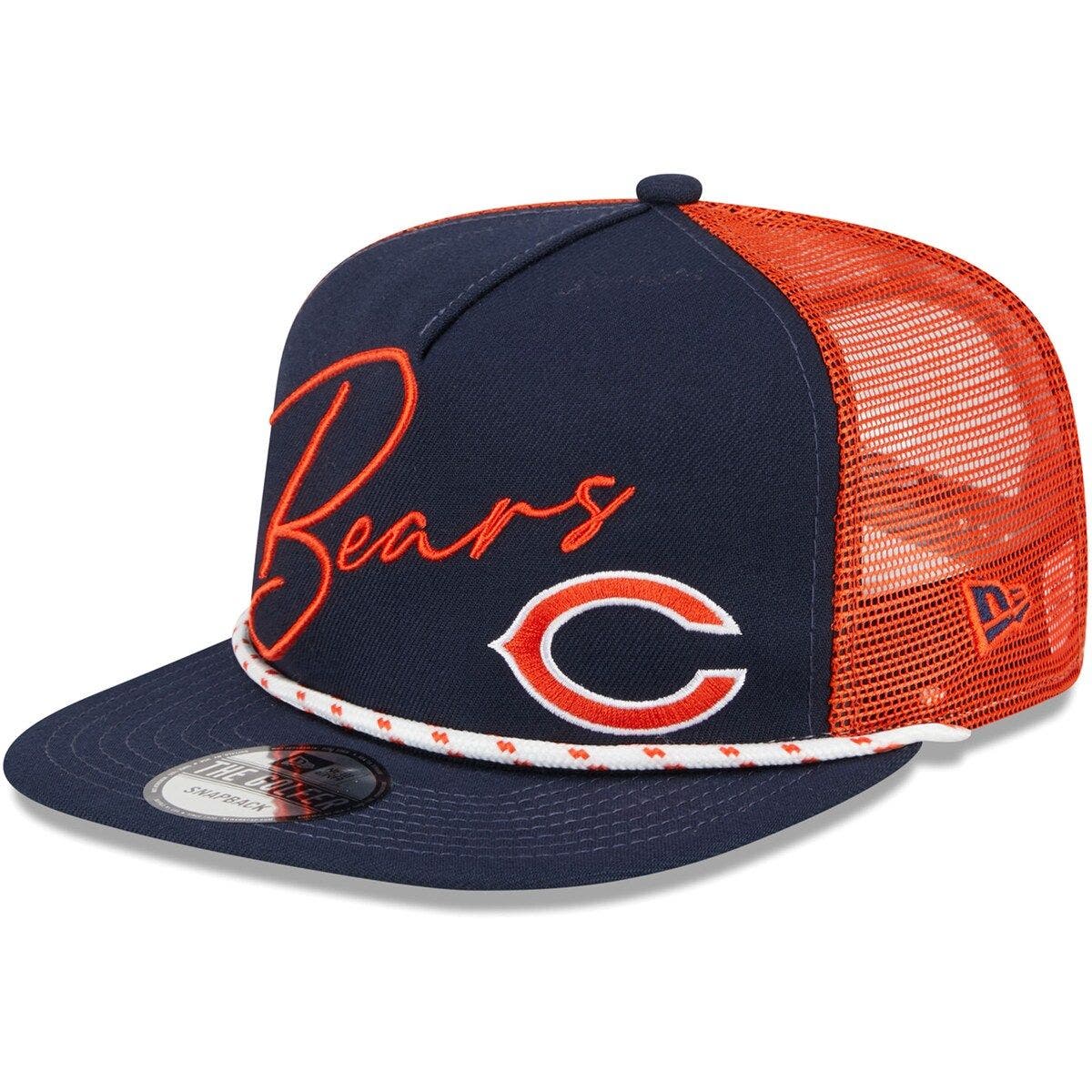 New Era Men's New Era Navy Chicago Bears Script Logo Golfer 9FIFTY ...