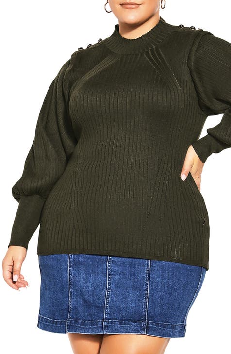 Women's Green Plus-Size Sweaters | Nordstrom