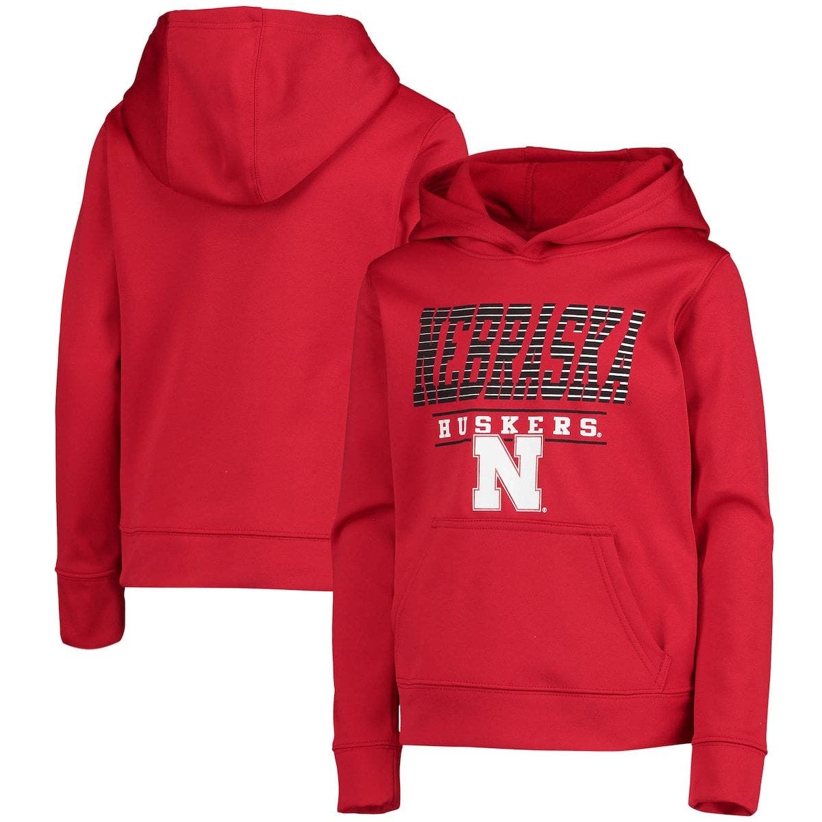 Outerstuff Youth Scarlet Nebraska Huskers Fast Pullover Hoodie | Nordstrom