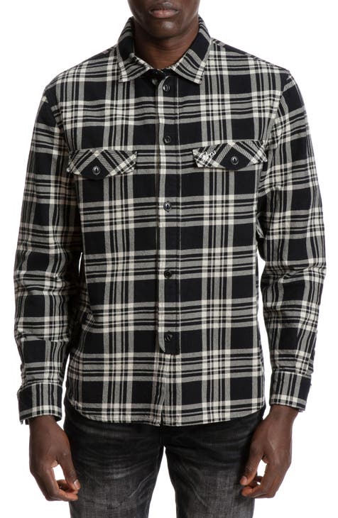 Men's Black Flannel Shirts | Nordstrom