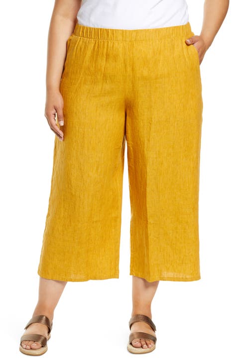 Women's Yellow Plus-Size Pants & Leggings | Nordstrom