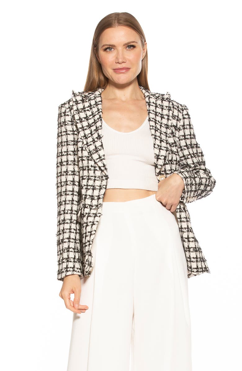 Alexia Admor Raya Classic Tweed Two-Button Blazer | Nordstromrack