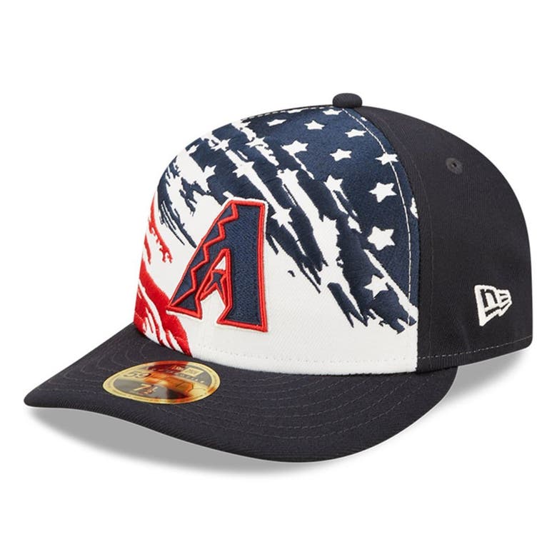 New Era Navy Arizona Diamondbacks 2022 4th Of July Low Profile 59fifty ...