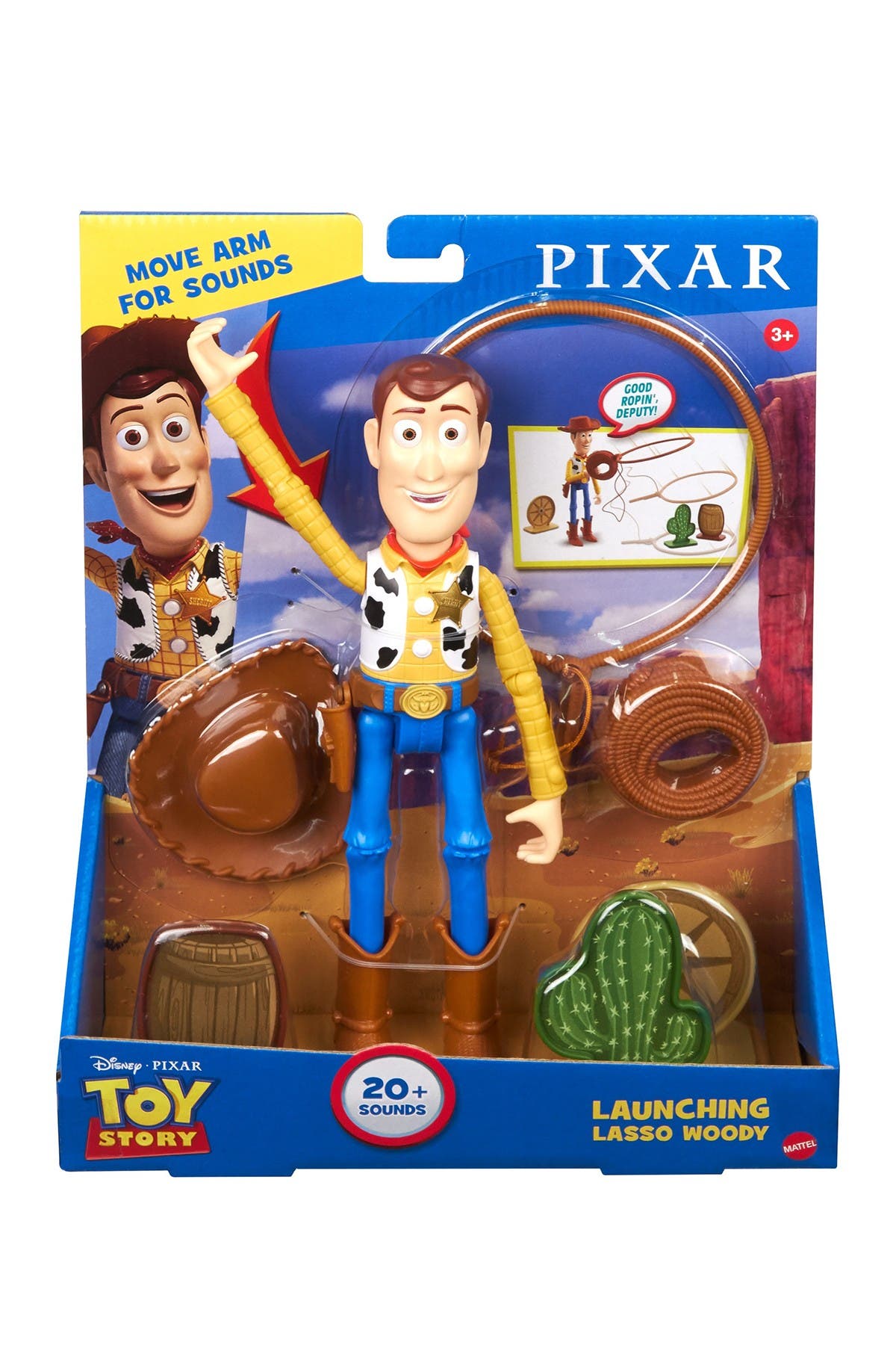 Mattel Disney Pixar Toy Story Launching Lasso Woody | ModeSens