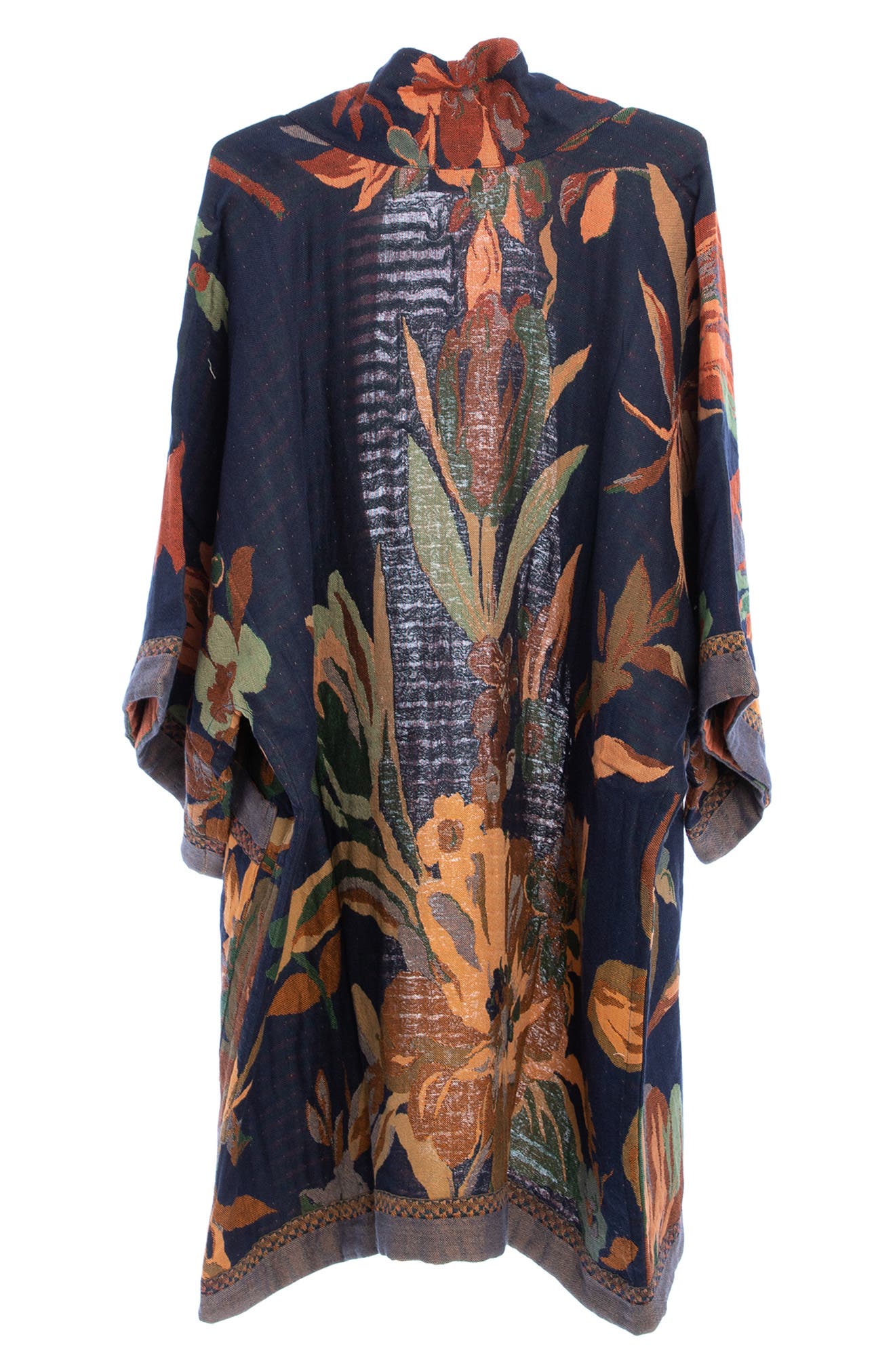 SAACHI Midnight Maple Floral Ruana | Nordstromrack