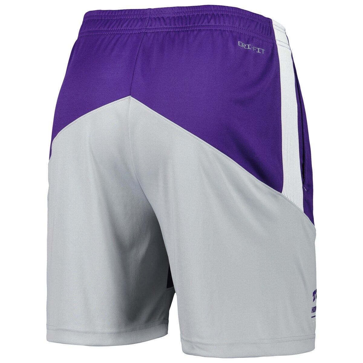 Nike Men's Nike Purple/Gray TCU Horned Frogs Performance Player Shorts ...