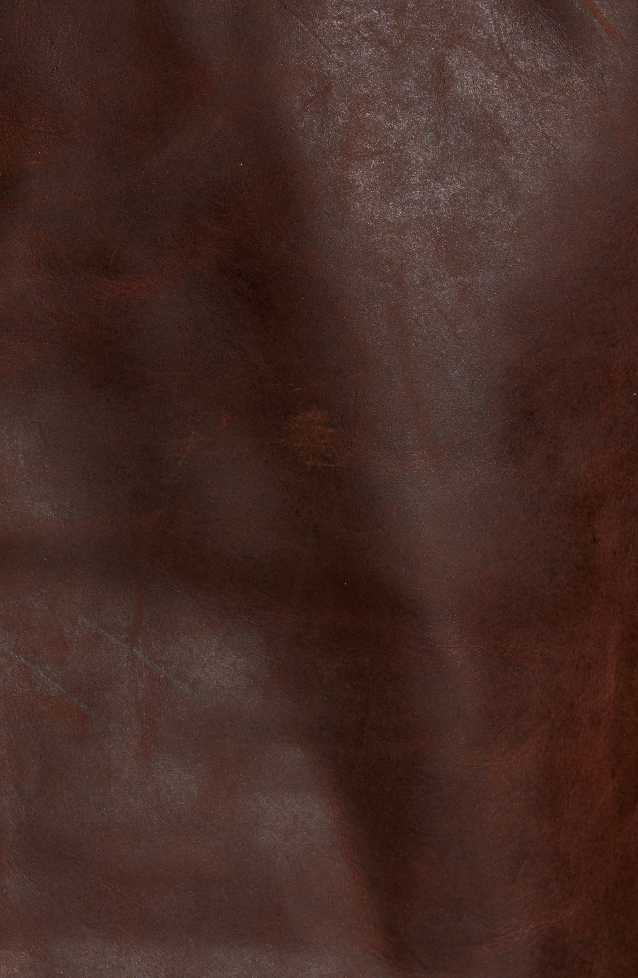 Schott NYC Café Racer Lightweight Oiled Cowhide Leather Jacket | Nordstrom