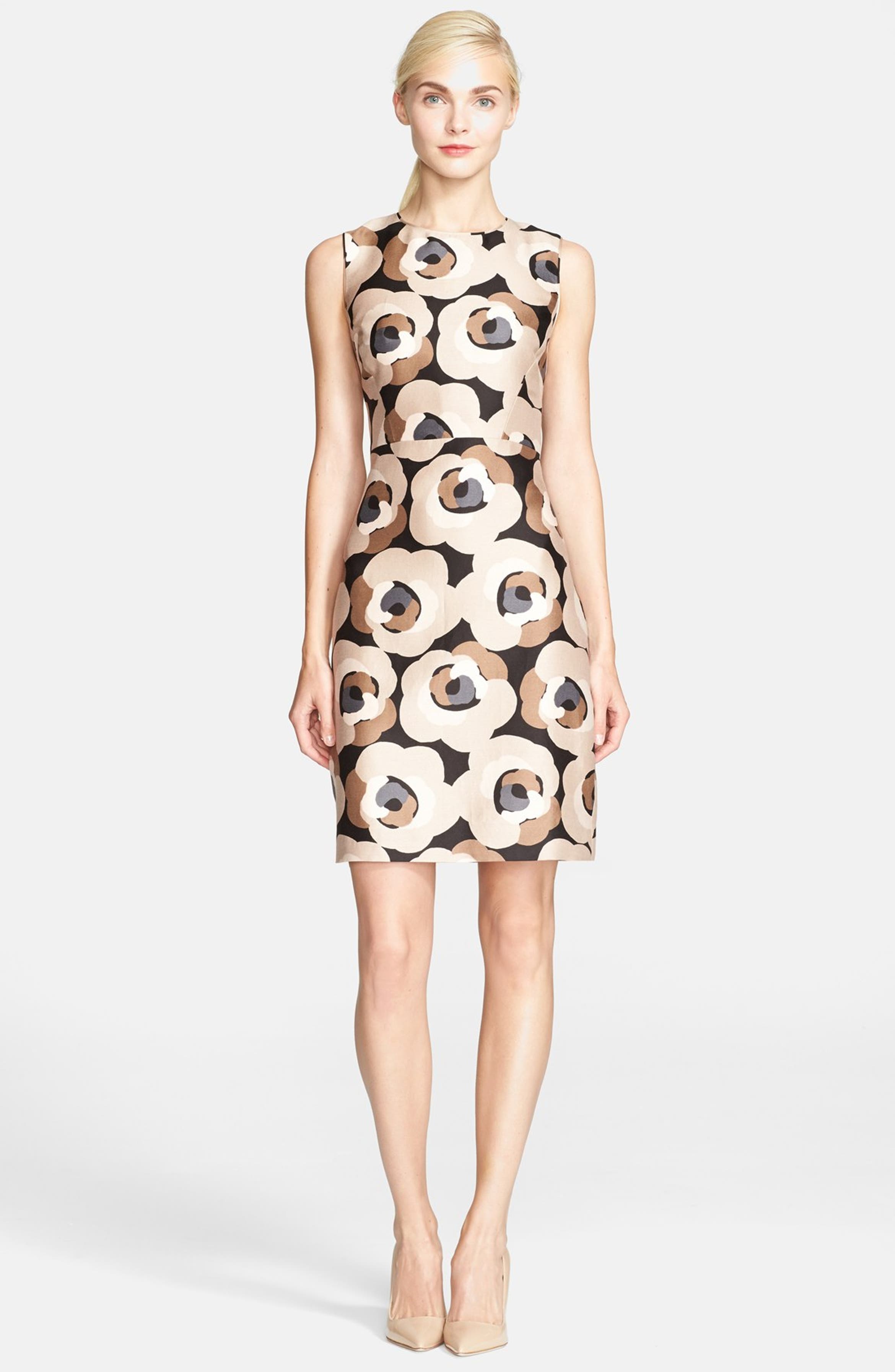 Kate Spade New York Della Deco Rose Print Sheath Dress Nordstrom