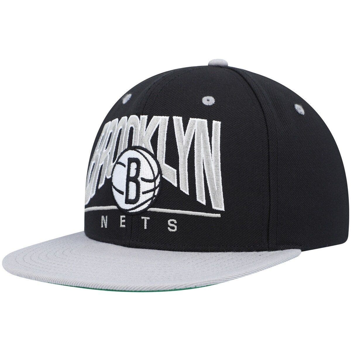 Mitchell & Ness Men's Mitchell & Ness Black Brooklyn Nets City Arch ...