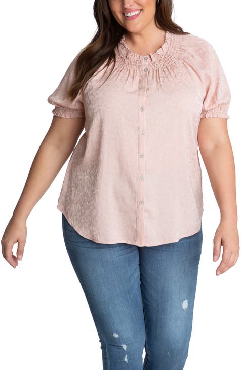 Women's Pink Plus-Size Tops | Nordstrom