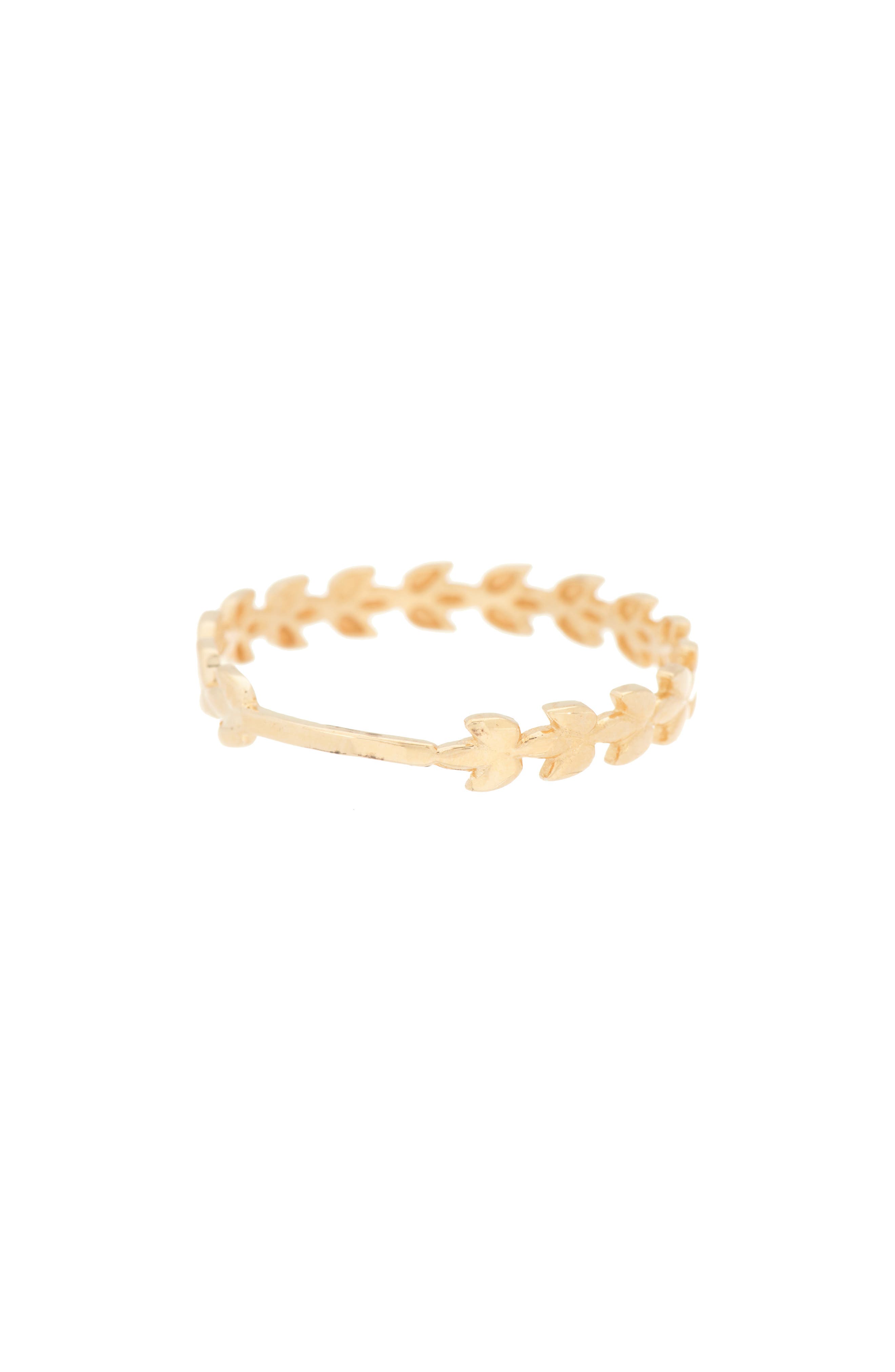 Bony Levy 14K Gold Flower Stacking Ring | Nordstromrack