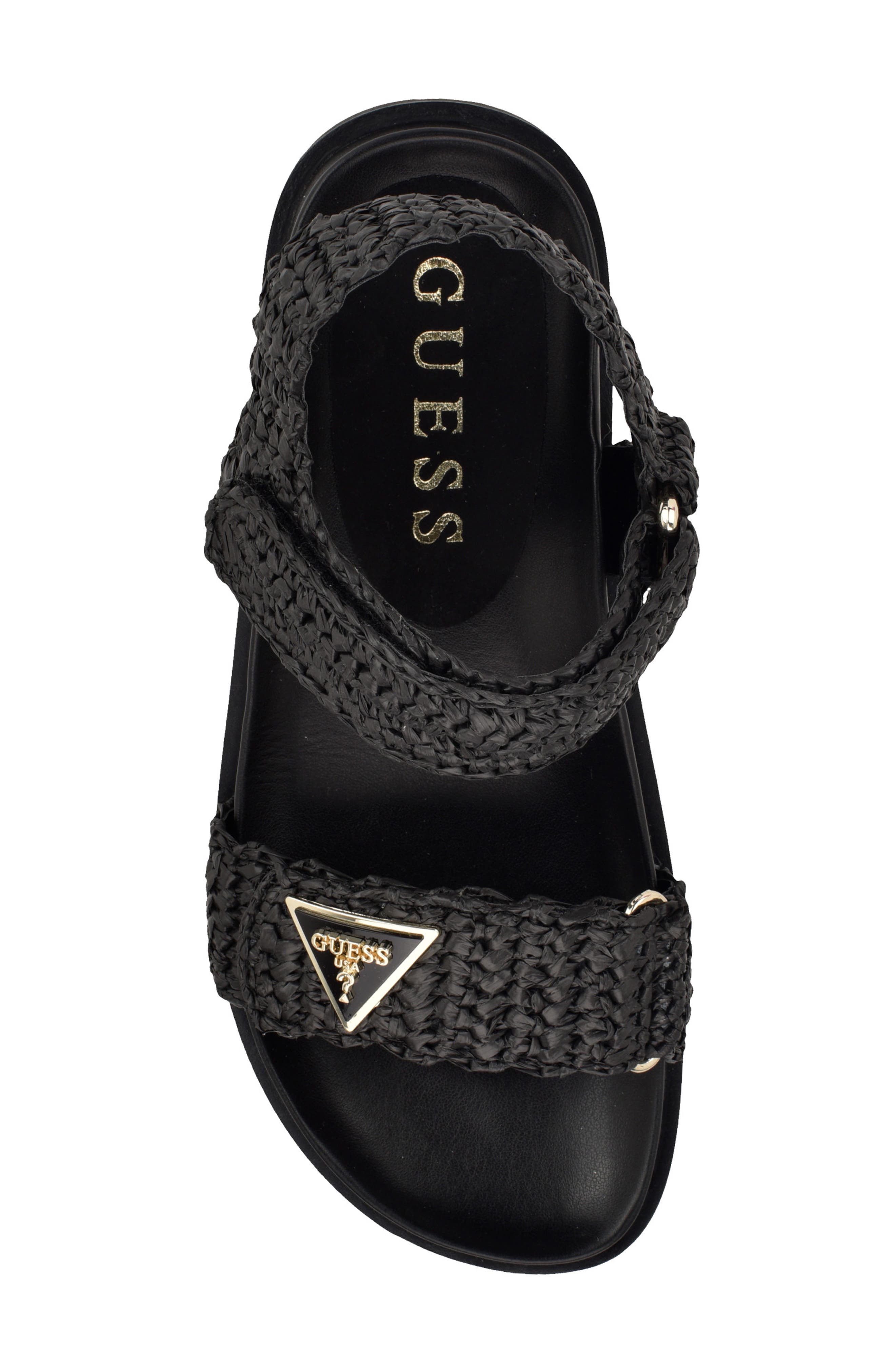 GUESS Fabrica Raffia Sandal (Women) | Nordstrom