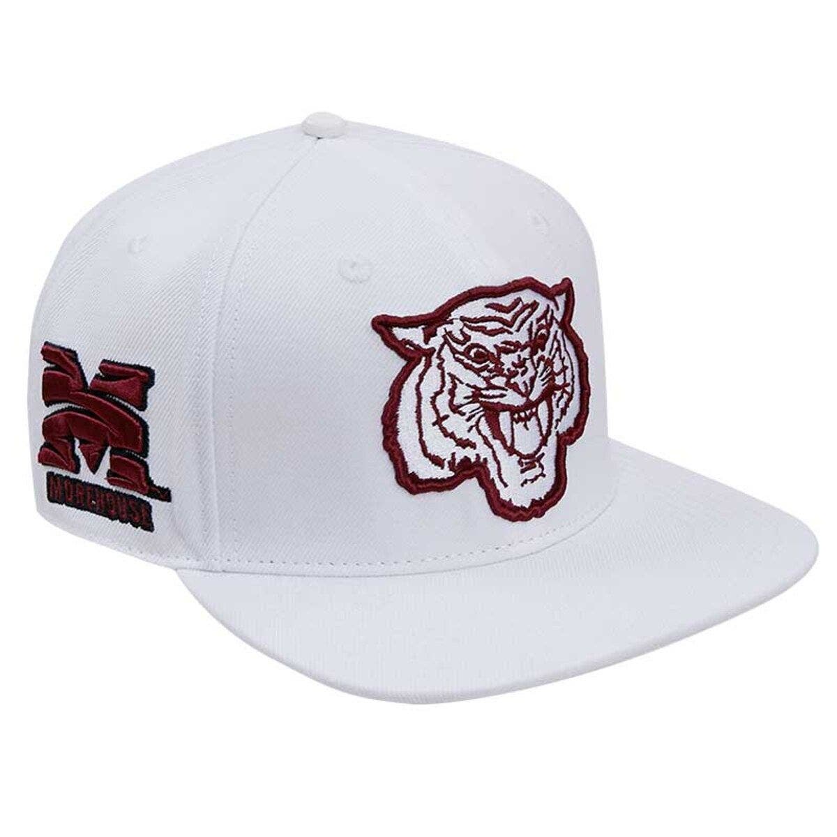 PRO STANDARD Men's Pro Standard White Morehouse Maroon Tigers Mascot ...