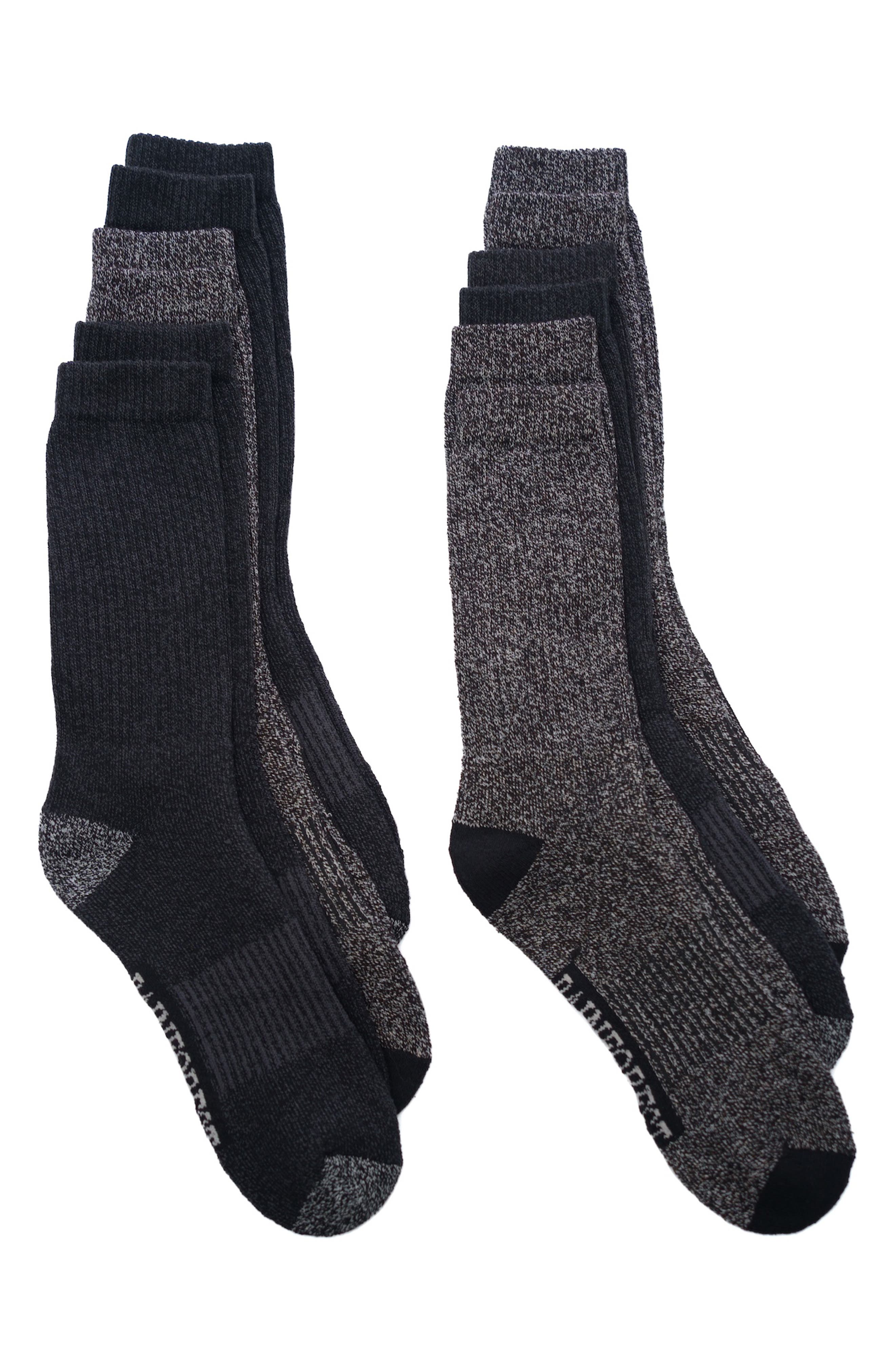 Rainforest 6-Pack Moisture Wicking Outdoor Crew Socks | Nordstromrack